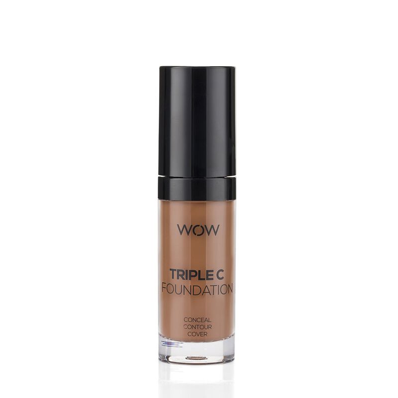 Wow Beauty TRIPLE C Foundation – Conceal, Contour, Cover